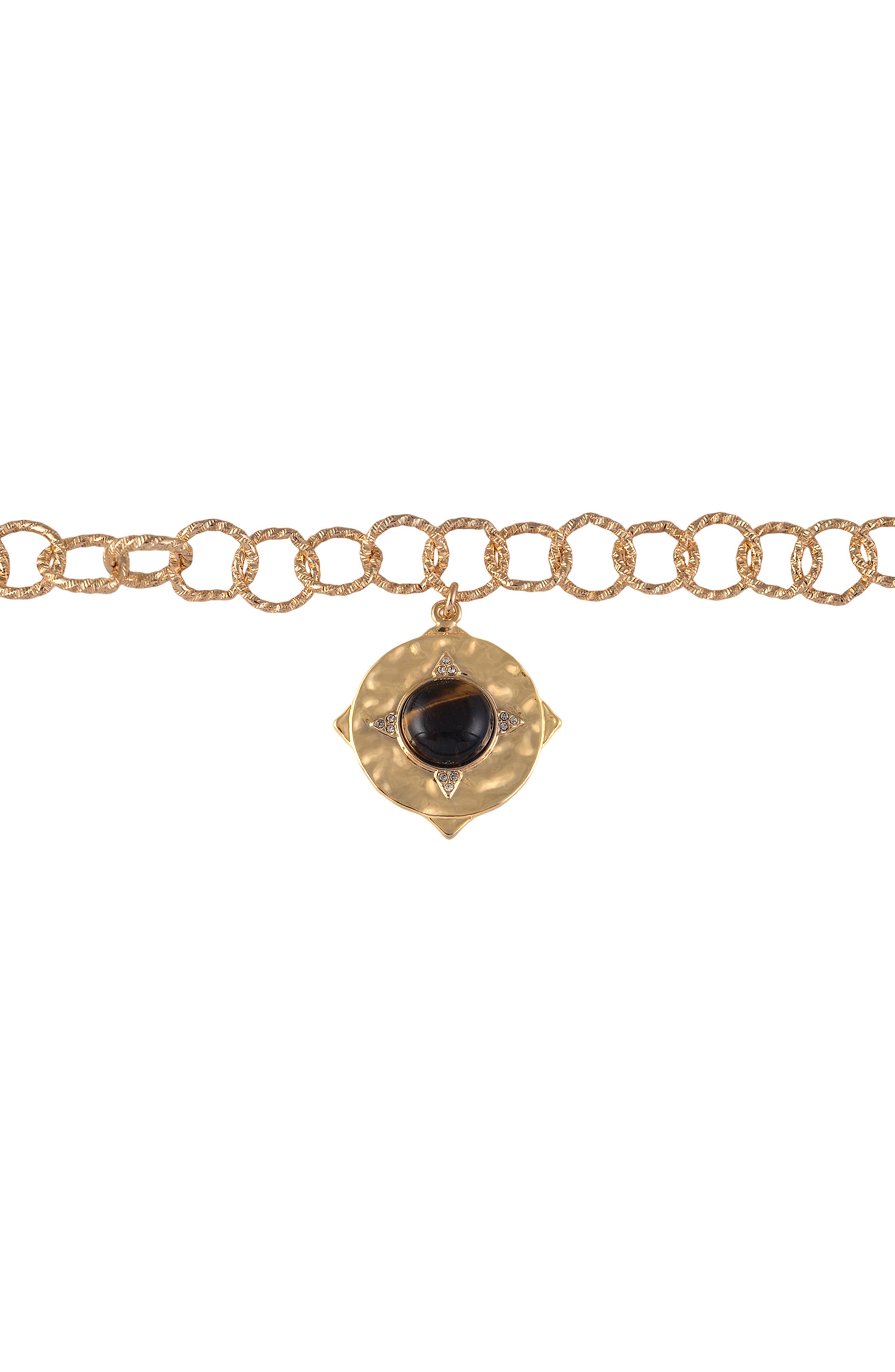Rachel Roy Tiger's Eye Pendant Necklace | Nordstromrack