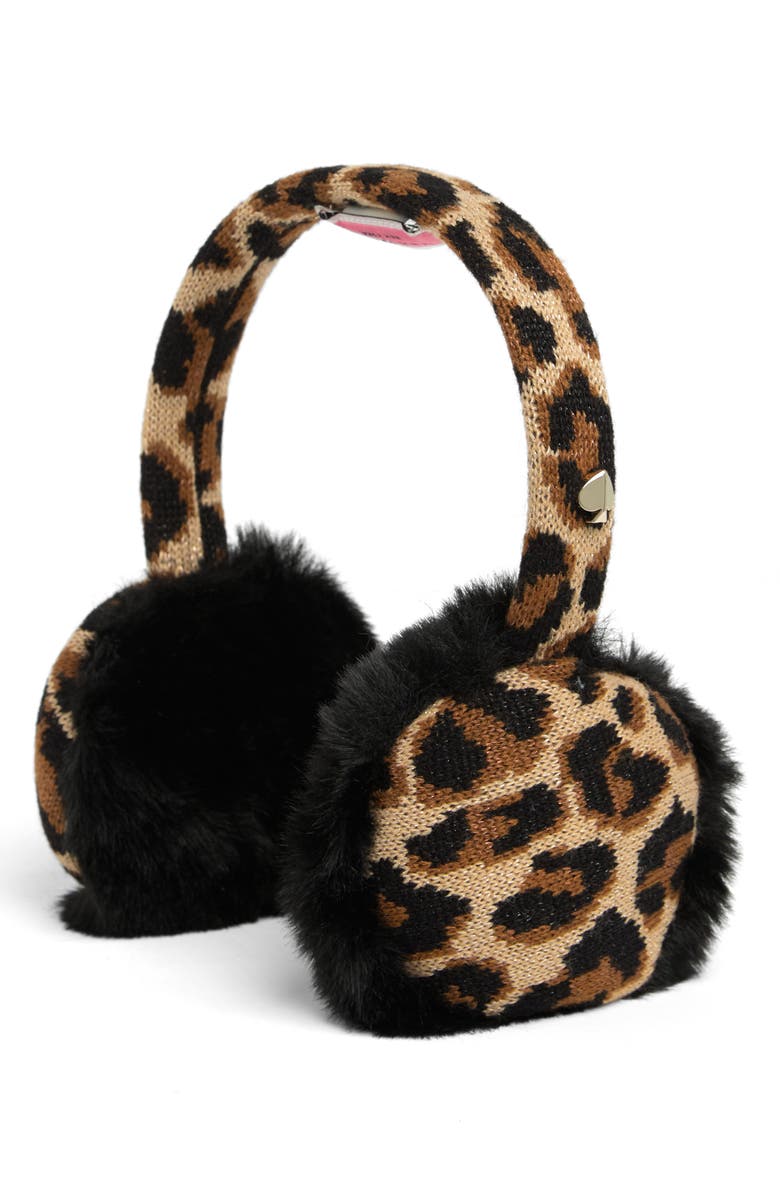 Kate Spade New York animal print faux fur earmuffs | Nordstromrack