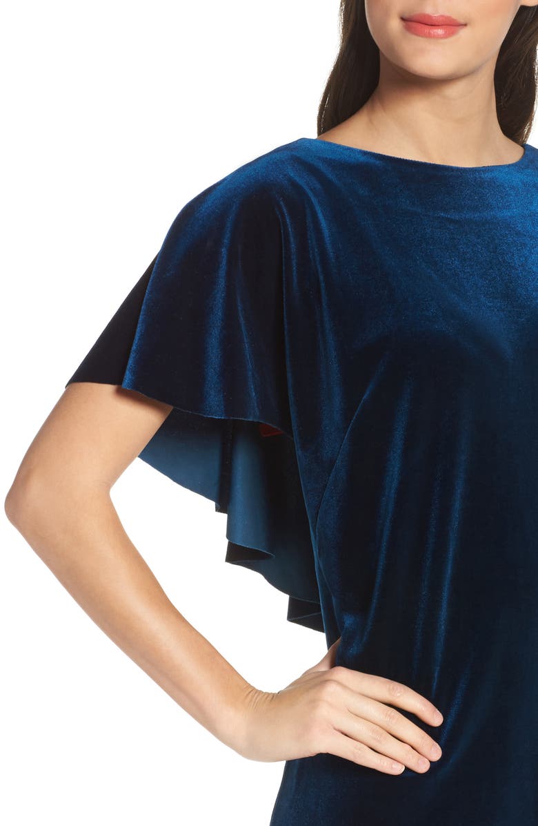 Felicity & Coco Valia Velvet Ruffle Minidress | Nordstromrack