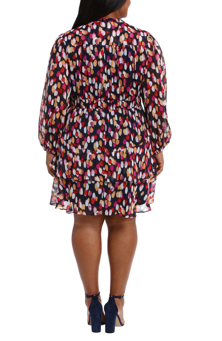 London Times Yuryu Long Sleeve Fit & Flare Dress | Nordstromrack