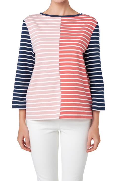 Women's Pink Striped Tops | Nordstrom
