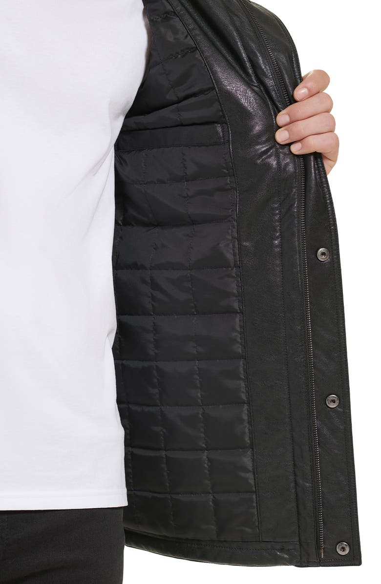 Kenneth Cole New York Faux Leather Utility Jacket | Nordstromrack