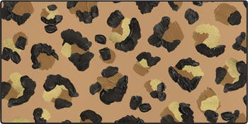 Deny Designs Cat Coquillette Leopard Print Desk Mat | Nordstromrack