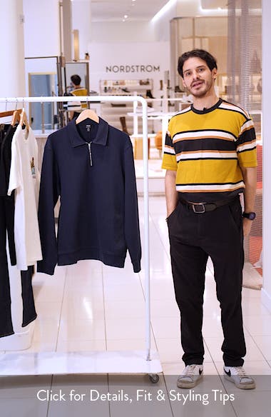 Half Zip Sweatshirt (Men) | Nordstrom