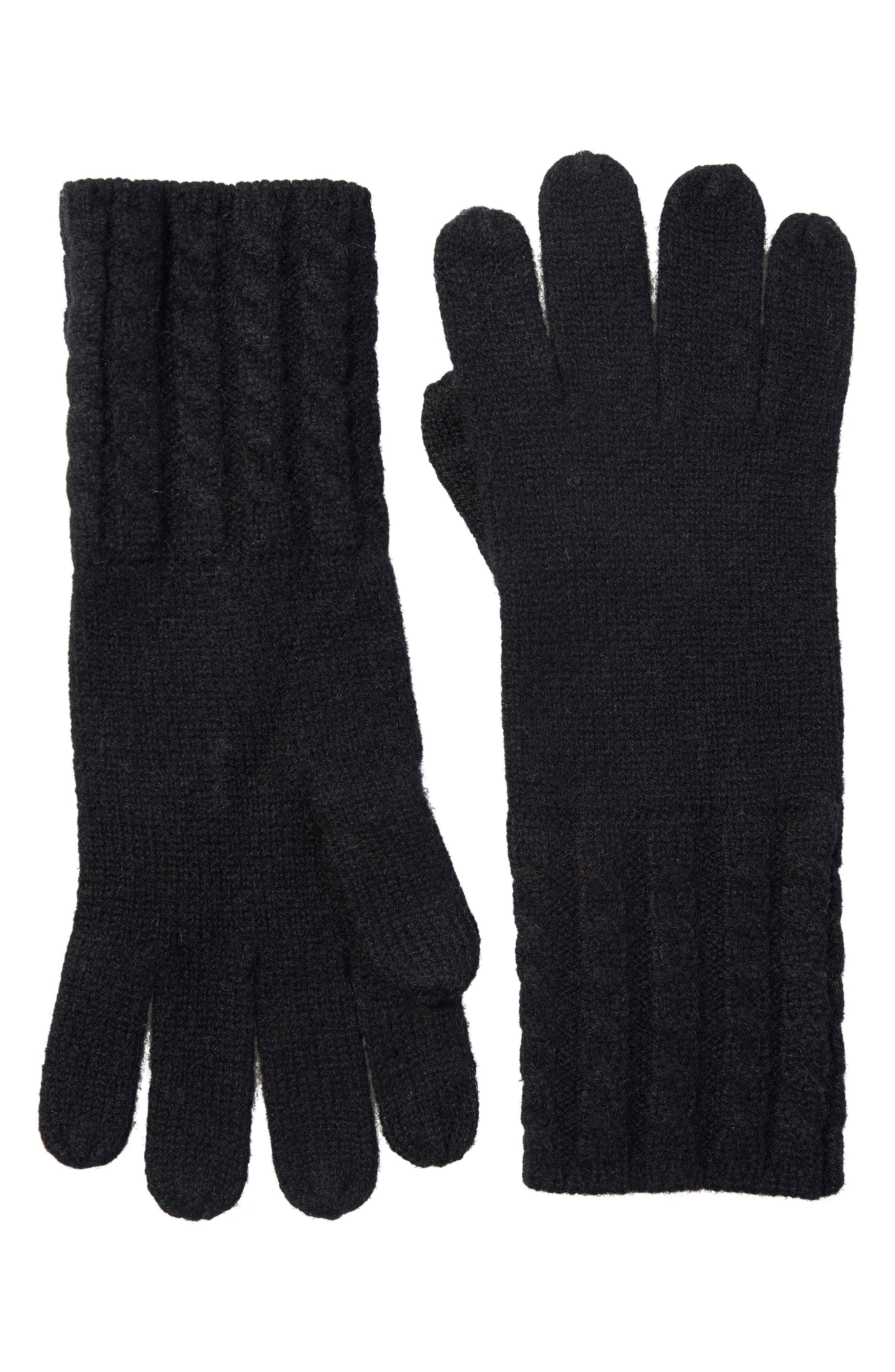 Amicale Cable Knit Cuff Cashmere Gloves | Nordstromrack