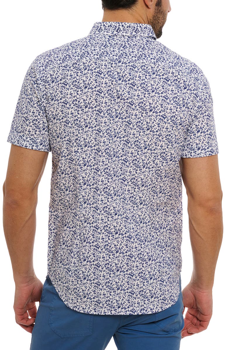 Robert Graham Bassel Floral Short Sleeve Button-Up Shirt | Nordstromrack