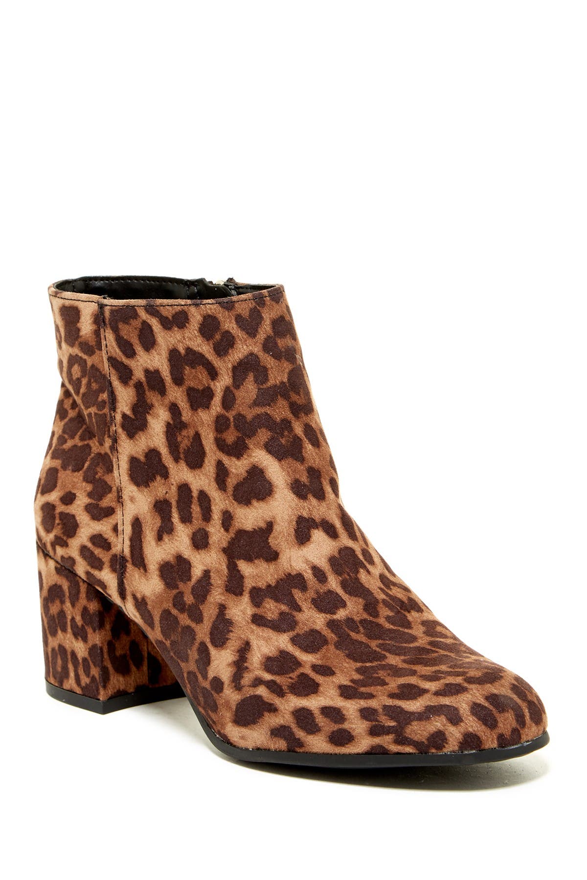 Circus NY by Sam Edelman Vikki Leopard Block Heel Ankle Bootie ...