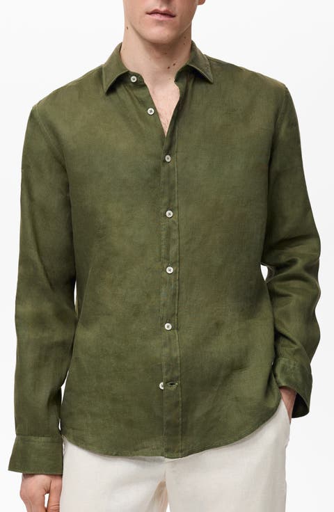 Men's Green Button Up Shirts | Nordstrom