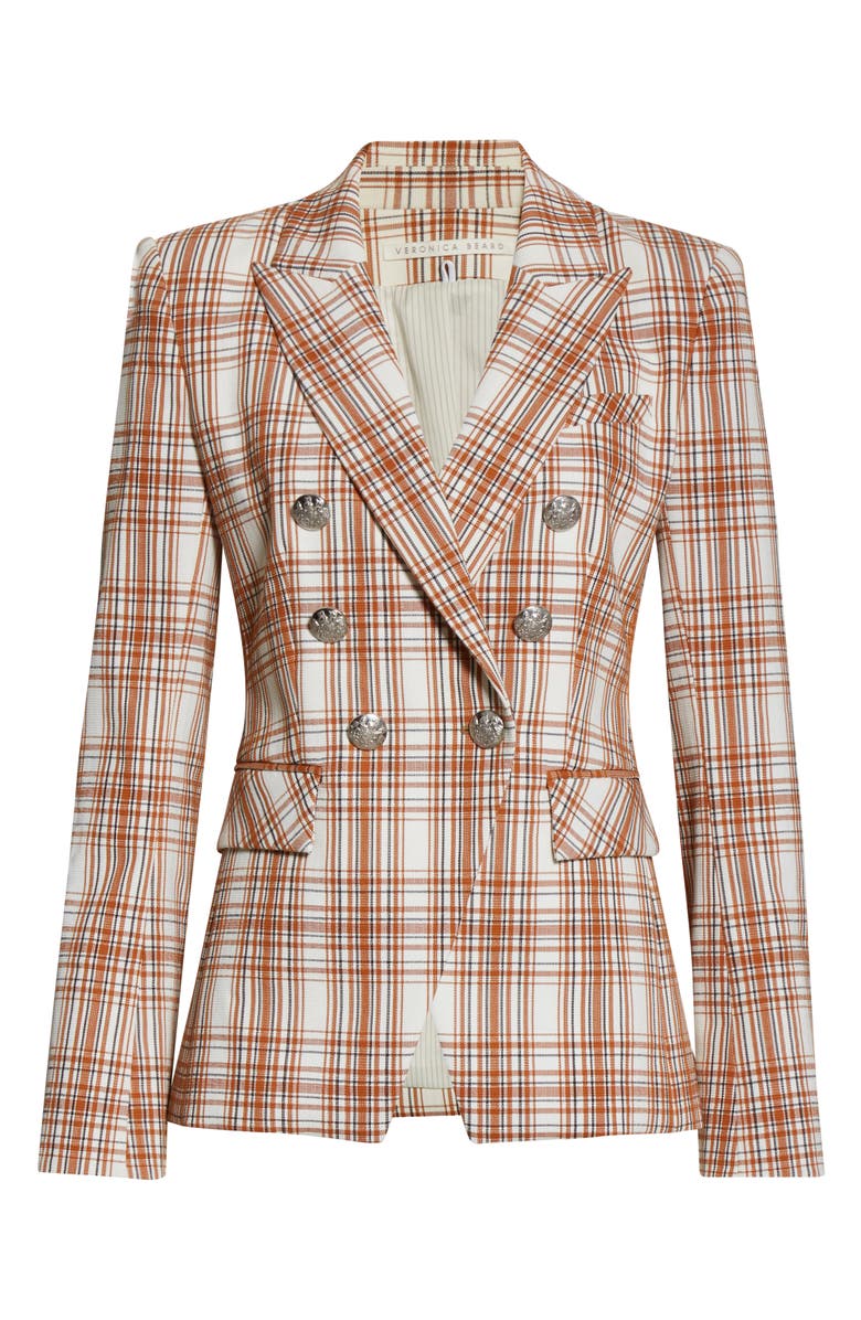 Veronica Beard Miller Plaid Cotton Blend Dickey Jacket | Nordstromrack