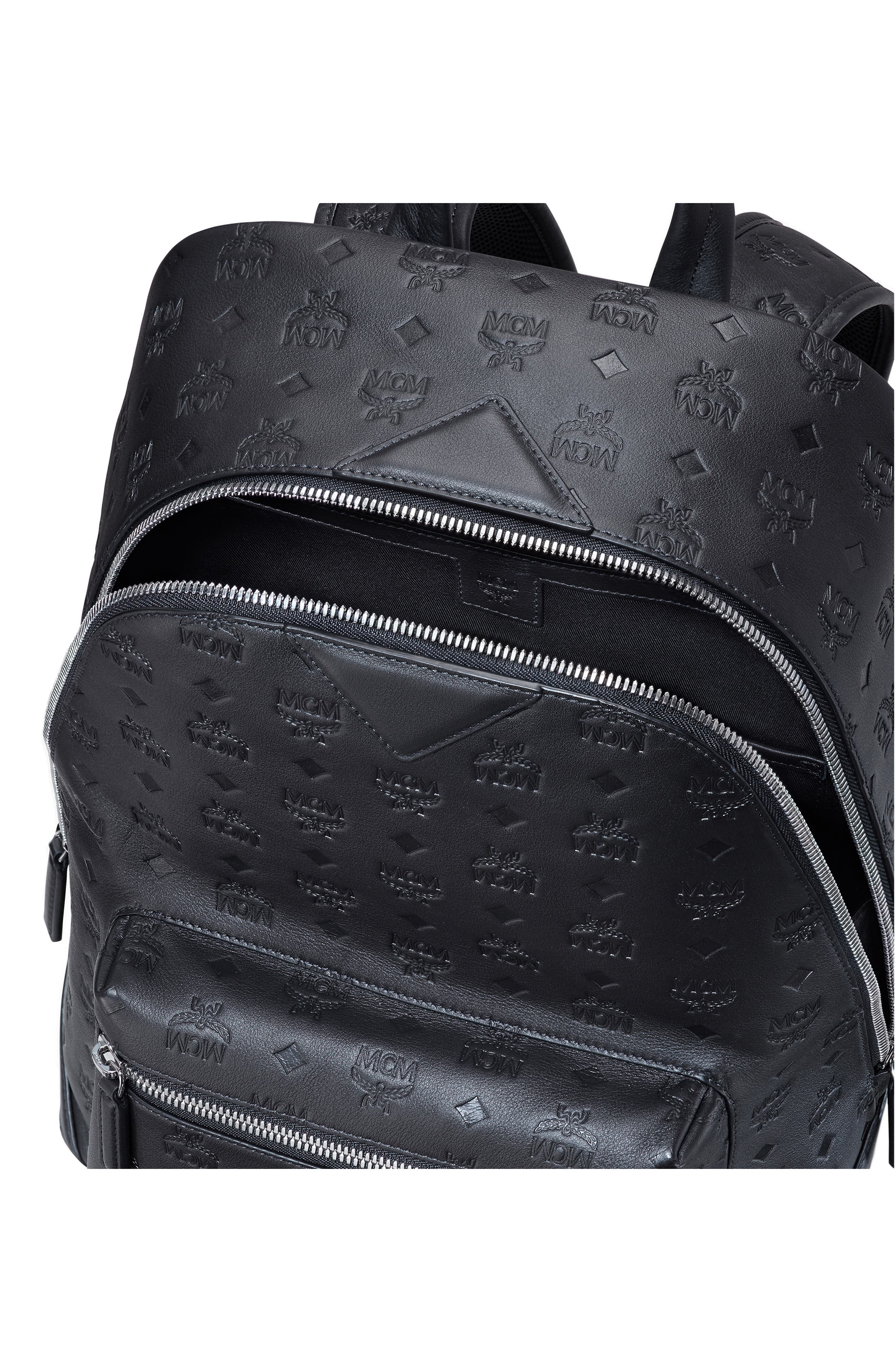 MCM Duke Embossed Leather Backpack | Nordstrom