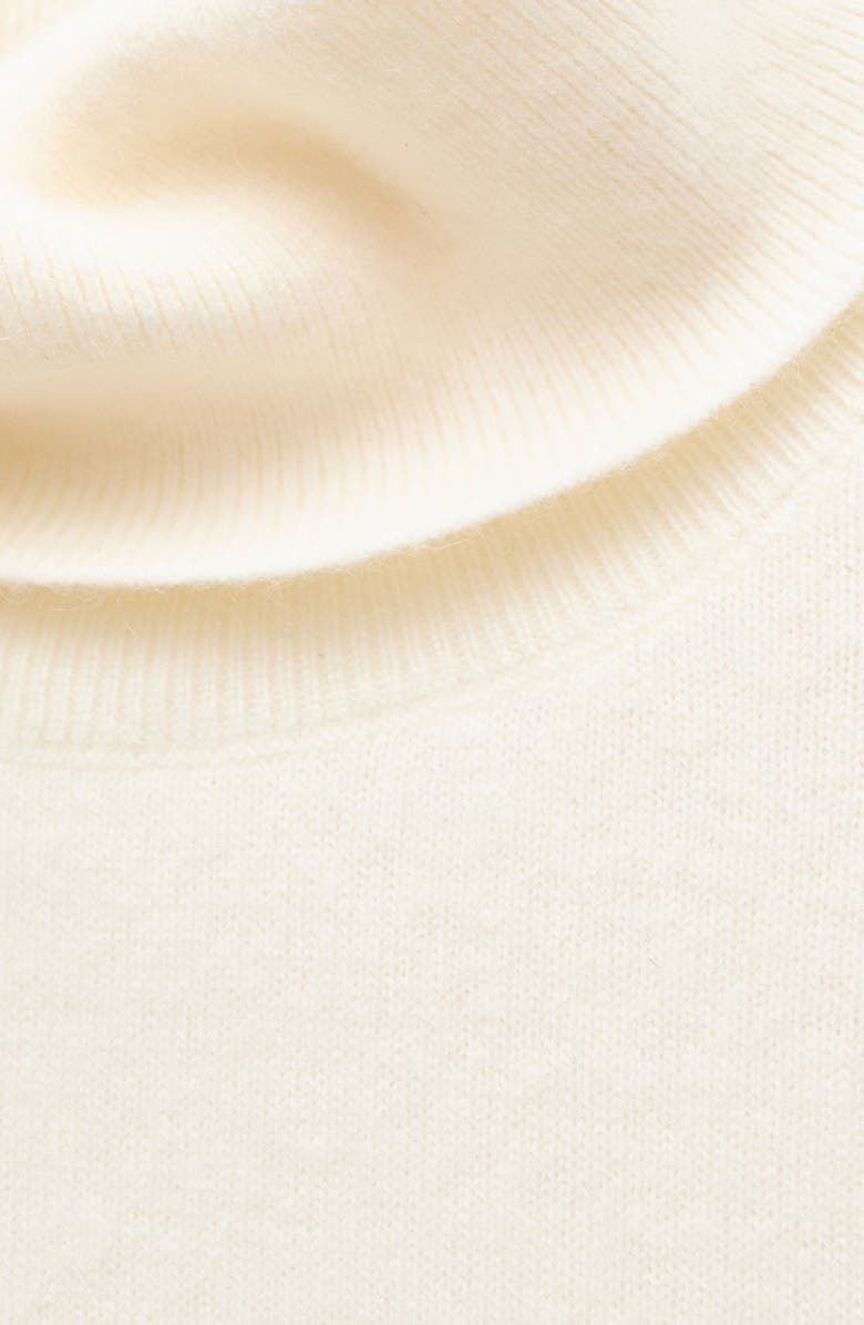 MANGO Cashmere Crop Turtleneck Sweater | Nordstromrack