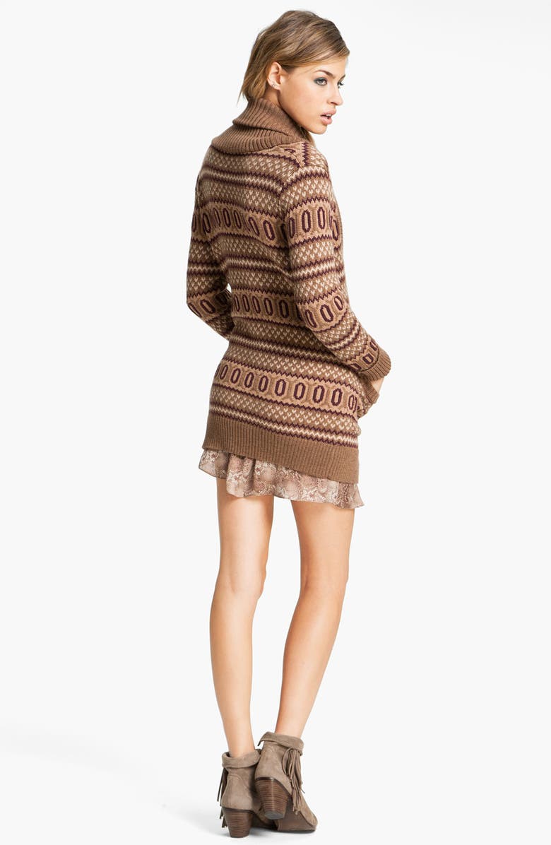Haute Hippie Intarsia Merino Wool Cardigan | Nordstrom