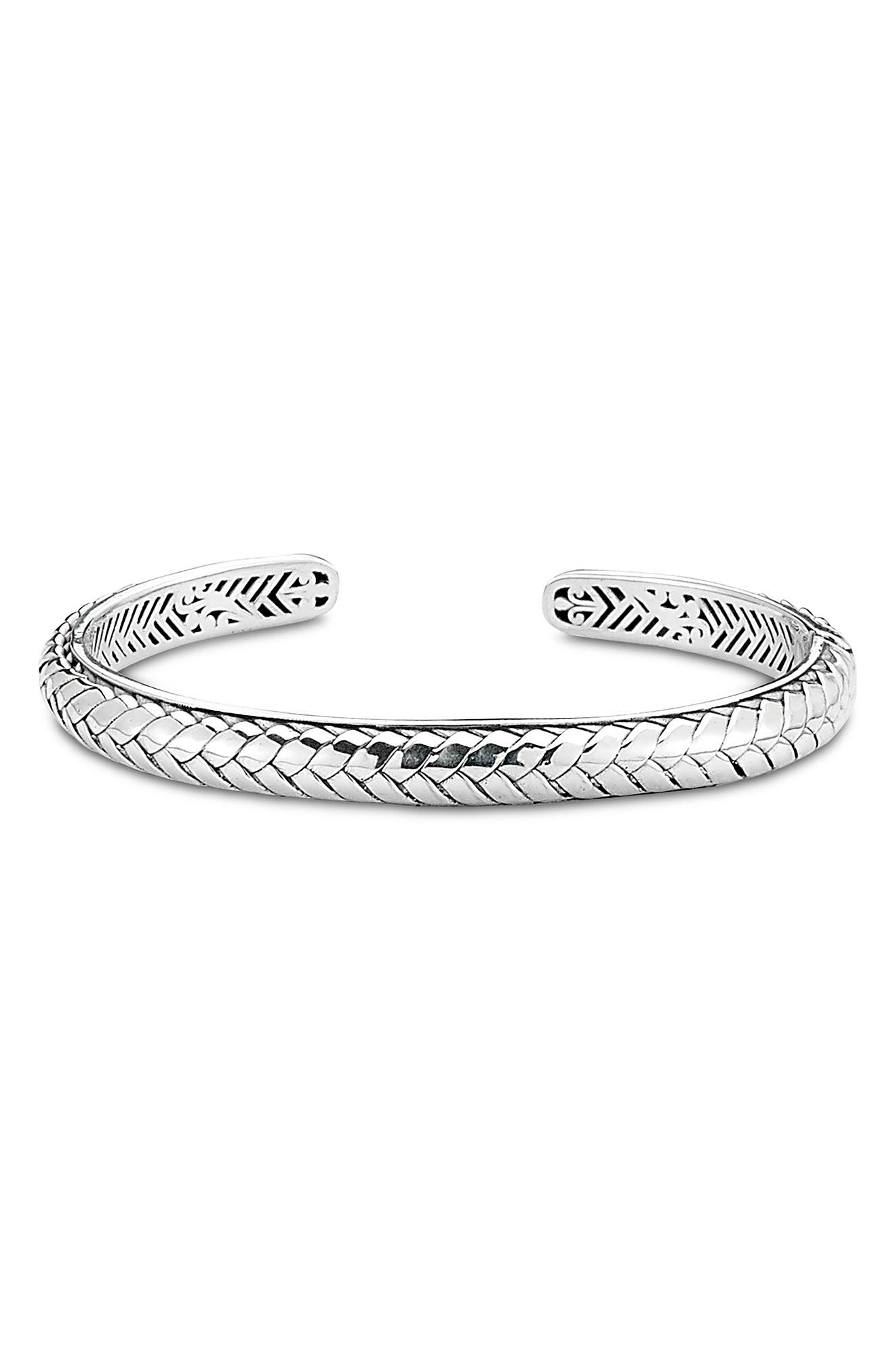 SAMUEL B. Sterling Silver Braided Bangle Bracelet | Nordstromrack