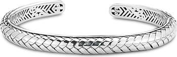 SAMUEL B. Sterling Silver Braided Bangle Bracelet | Nordstromrack
