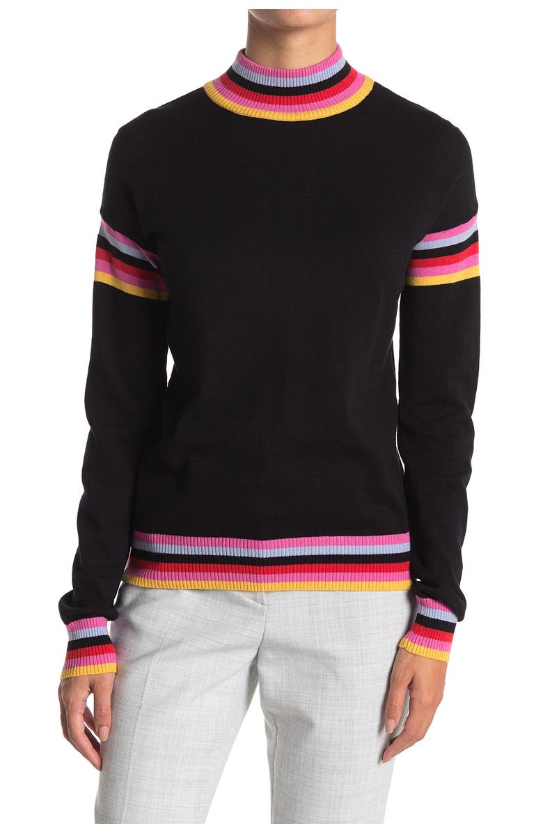 Joseph A Rainbow Mock Neck Sweater | Nordstromrack