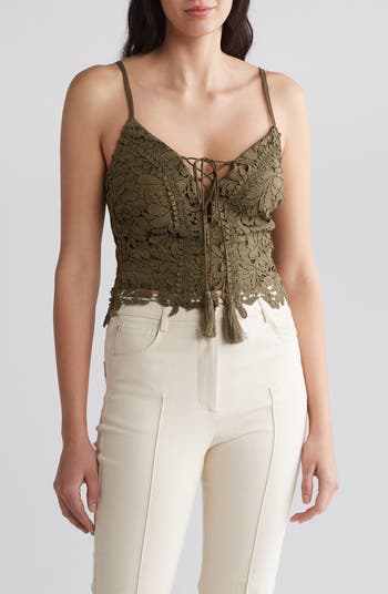 PEACH Suki Lace Crop Top | Nordstromrack