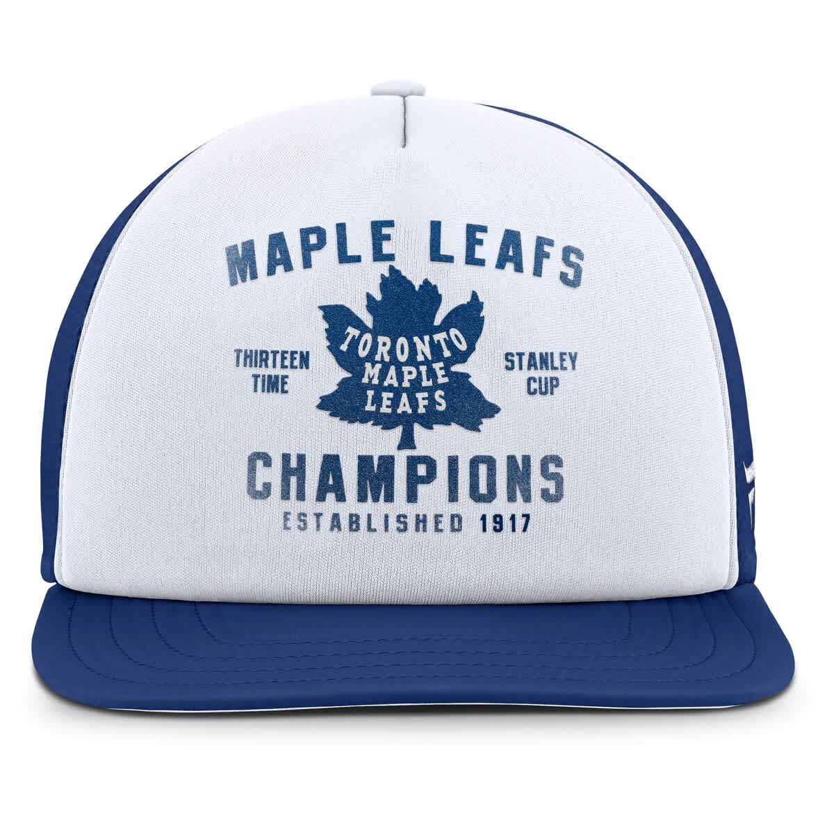 FANATICS Men's Fanatics White/Blue Toronto Maple Leafs Decades ...