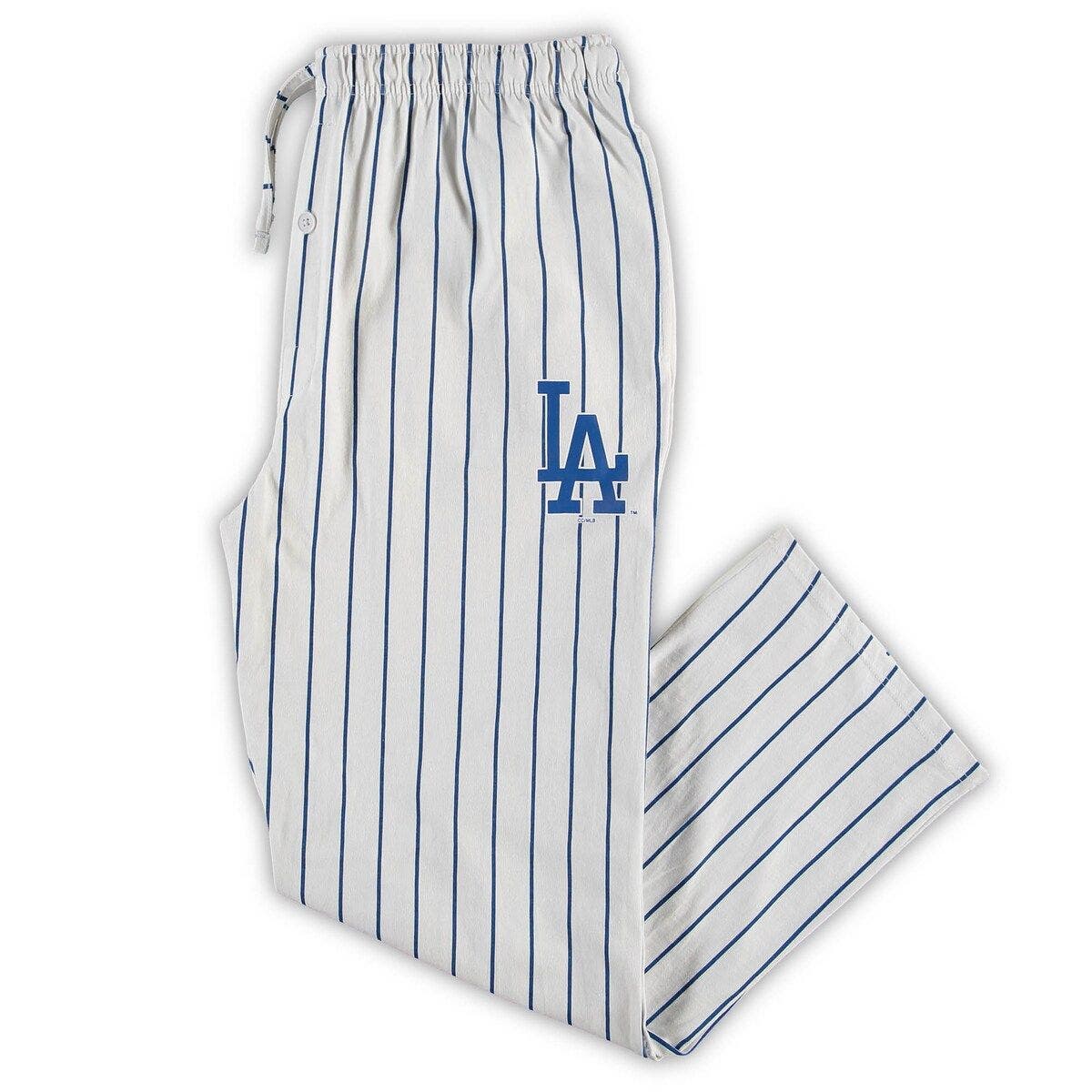 CONCEPTS SPORT Men's Concepts Sport White/Royal Los Angeles Dodgers Big ...