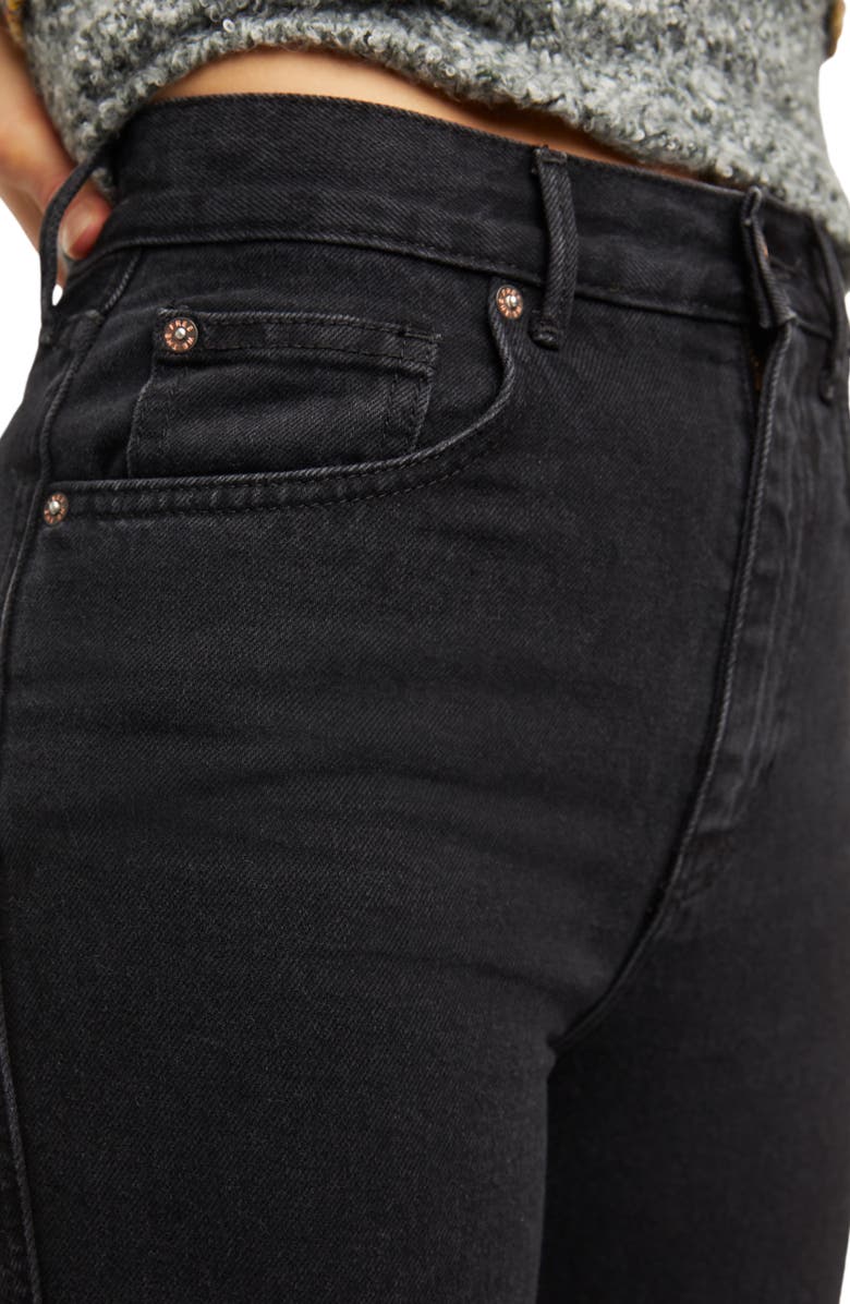 Free People High Waist Slim Fit Crop Jeans | Nordstromrack