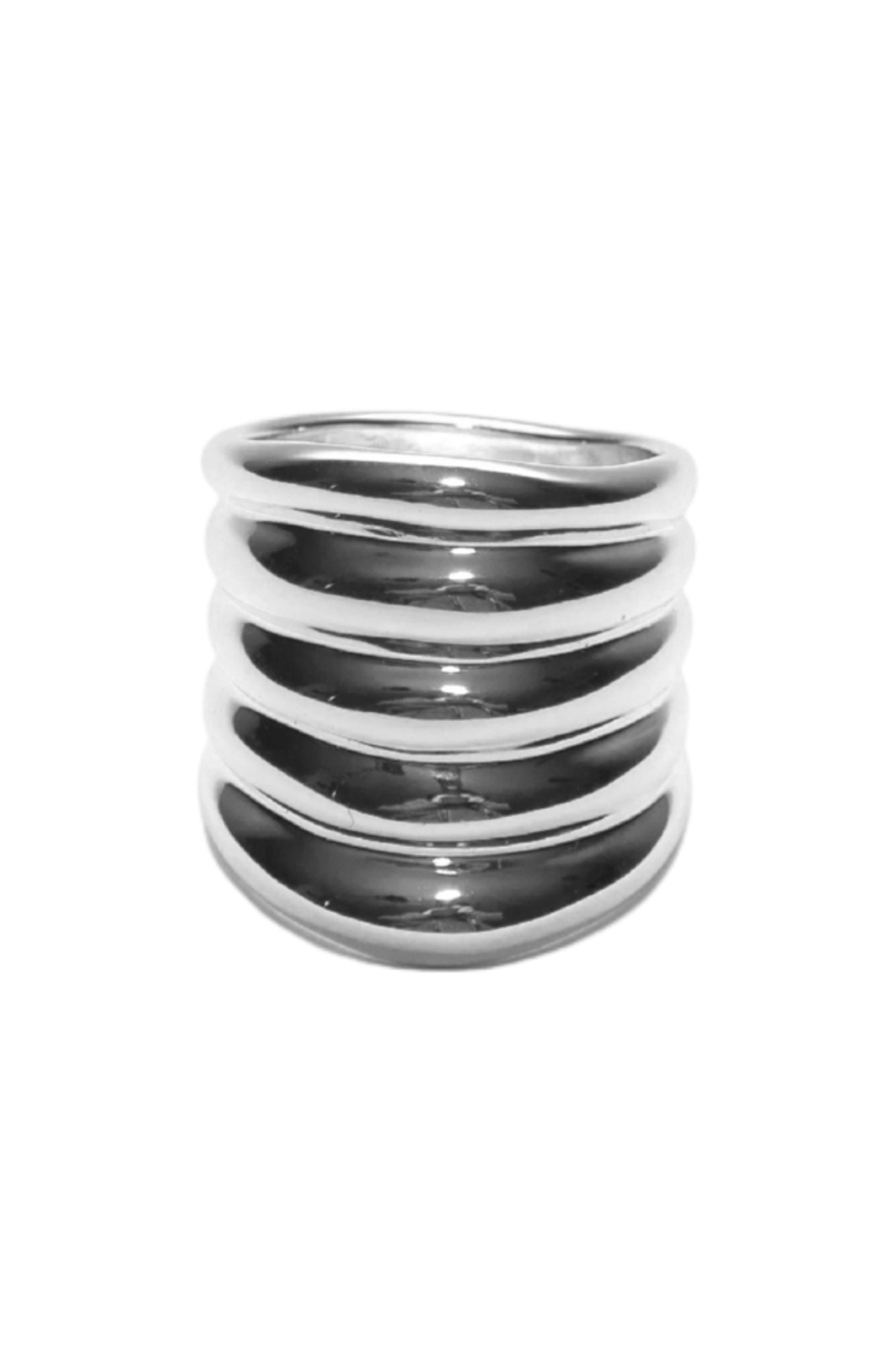 ARGENTO VIVO Linear Rib Ring | Nordstrom