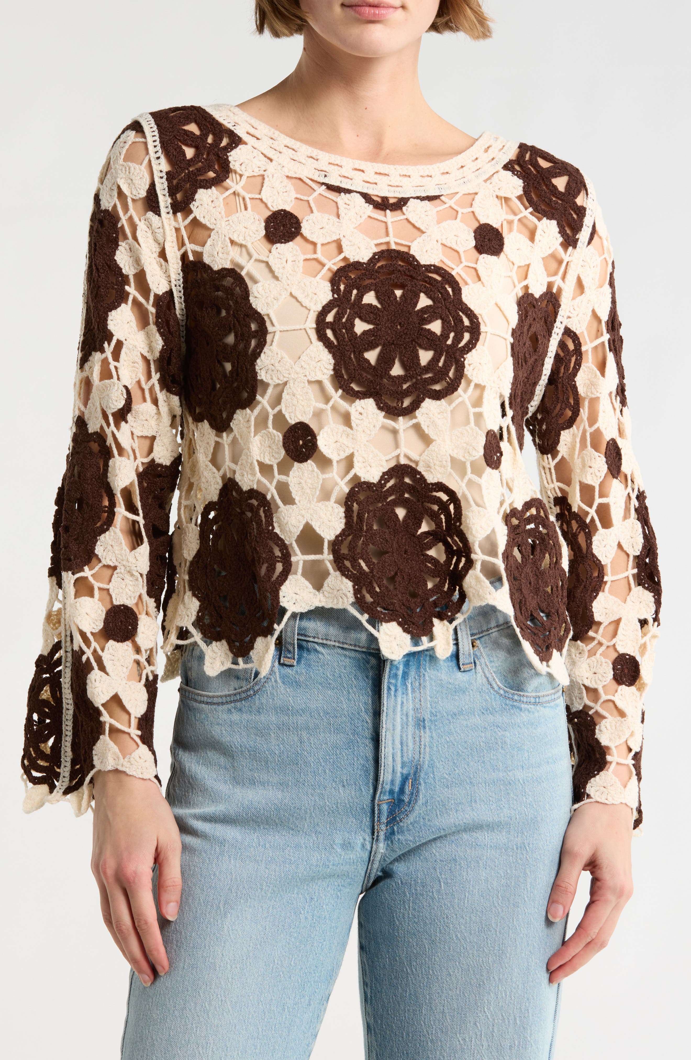 Crochet Lace Top (Women) | Nordstromrack