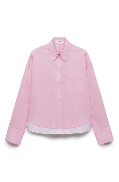Women's Pink Button Up Tops | Nordstrom