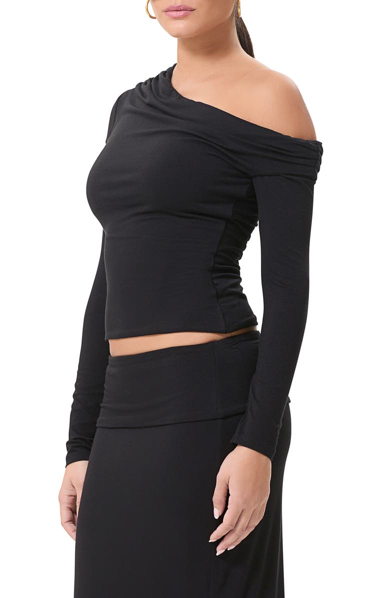 AFRM Bria One-Shoulder Jersey Top | Nordstromrack