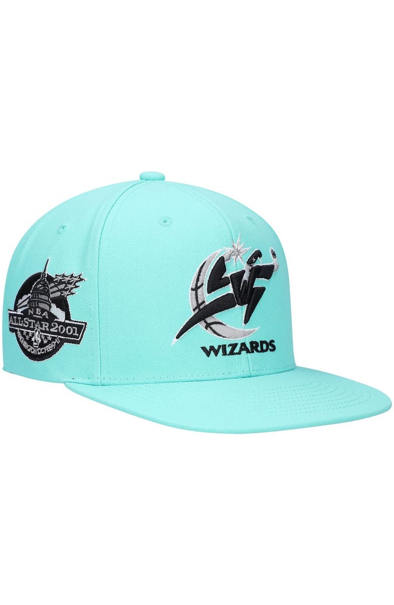 Mitchell & Ness Men's Mitchell & Ness x Lids Teal Washington Wizards ...