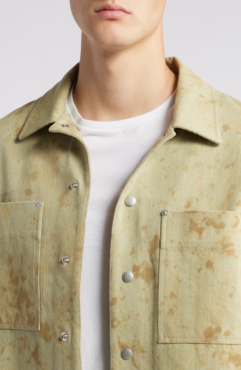 FRAME Paint Splatter Denim Shirt Jacket | Nordstromrack