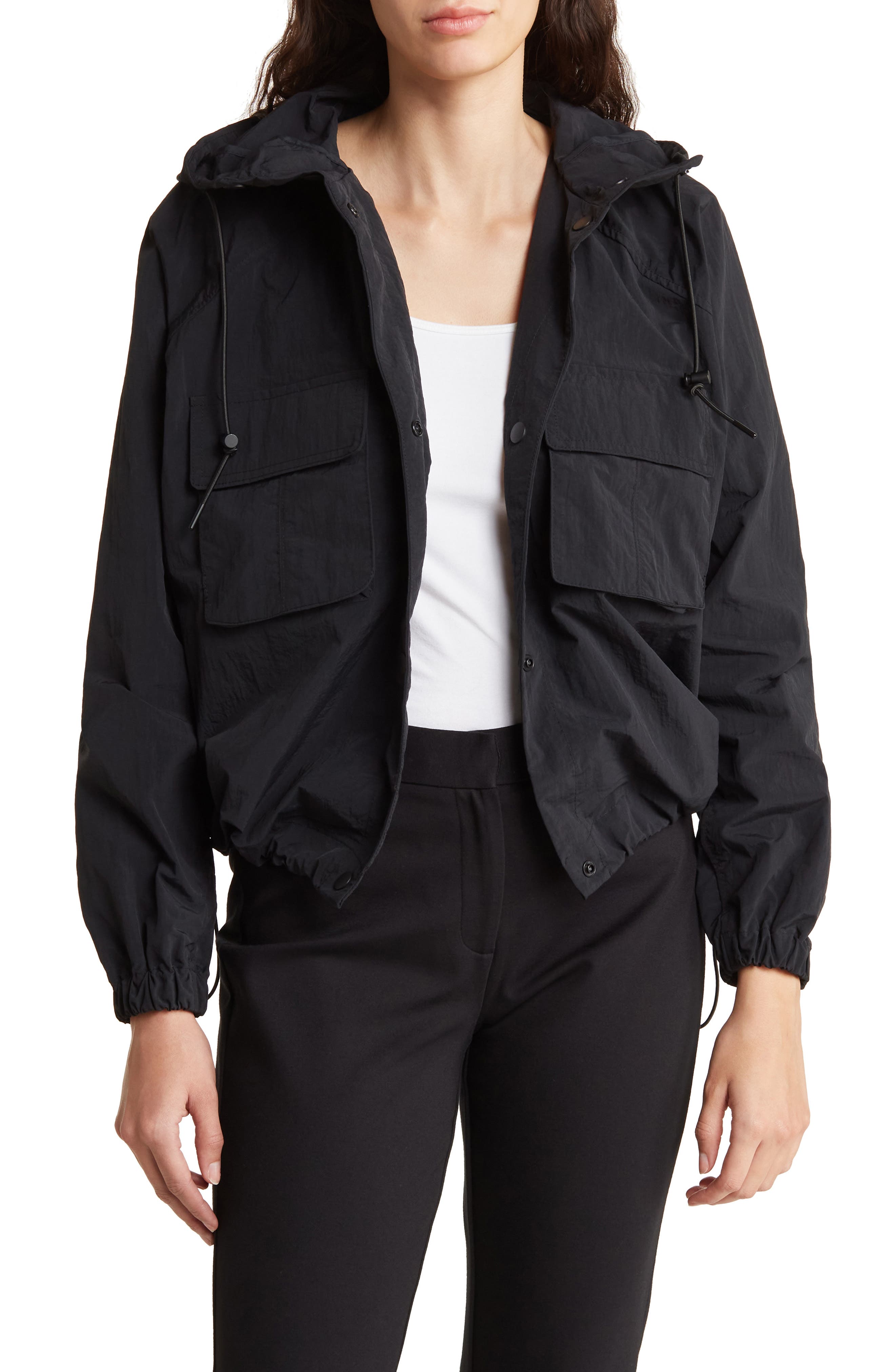 RACHEL Rachel Roy Hooded Bomber Jacket | Nordstromrack