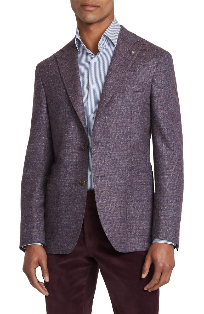 Jack Victor Morton Soft Constructed Wool & Silk Blend Sport Coat ...