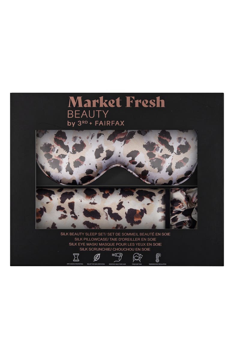 Market Fresh Beauty Silk Sleep Mask, Pillowcase & Scrunchie Set ...