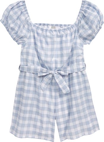 seed heritage Kids' Gingham Romper | Nordstromrack