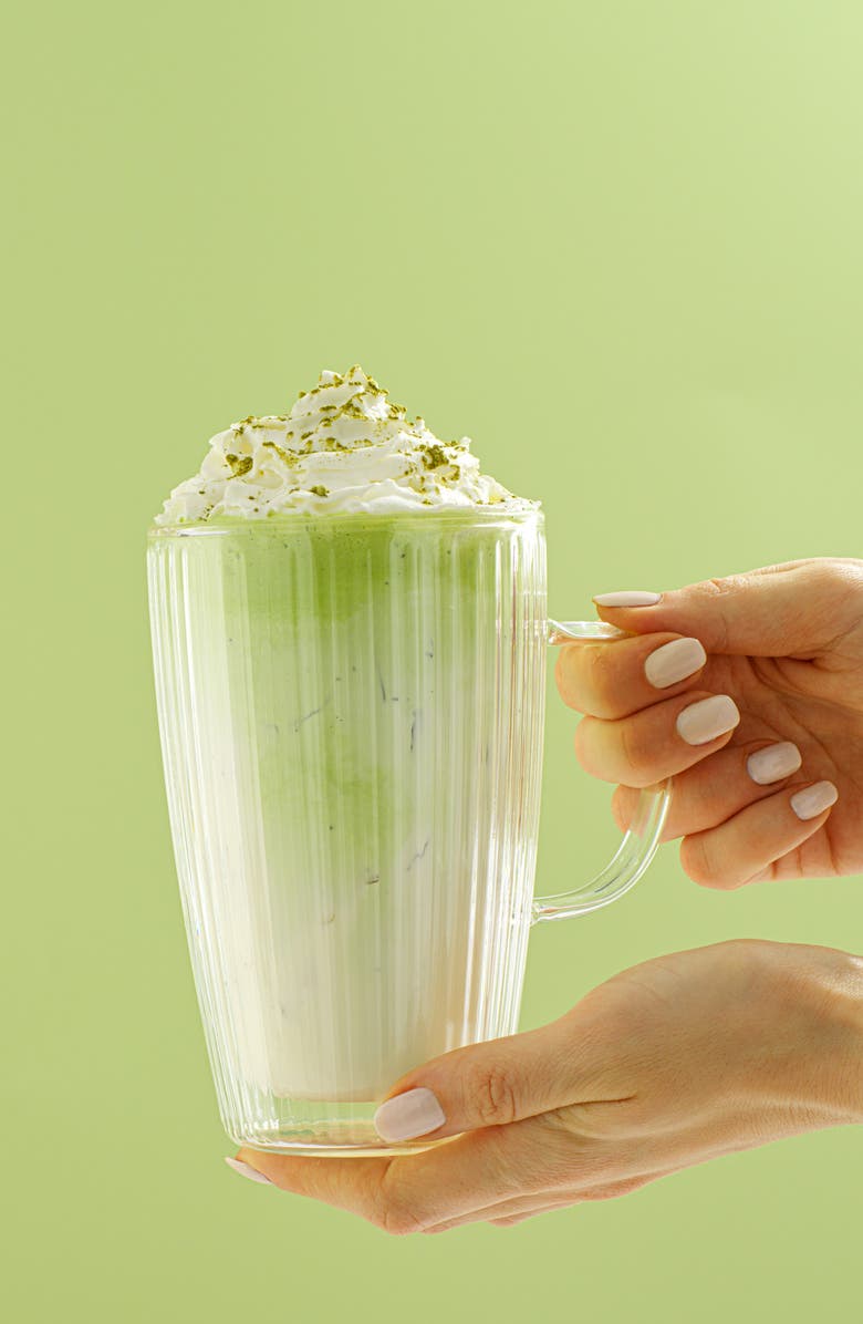 JoyJolt Set of 2 Double Wall Fluted Glass Mugs | Nordstromrack