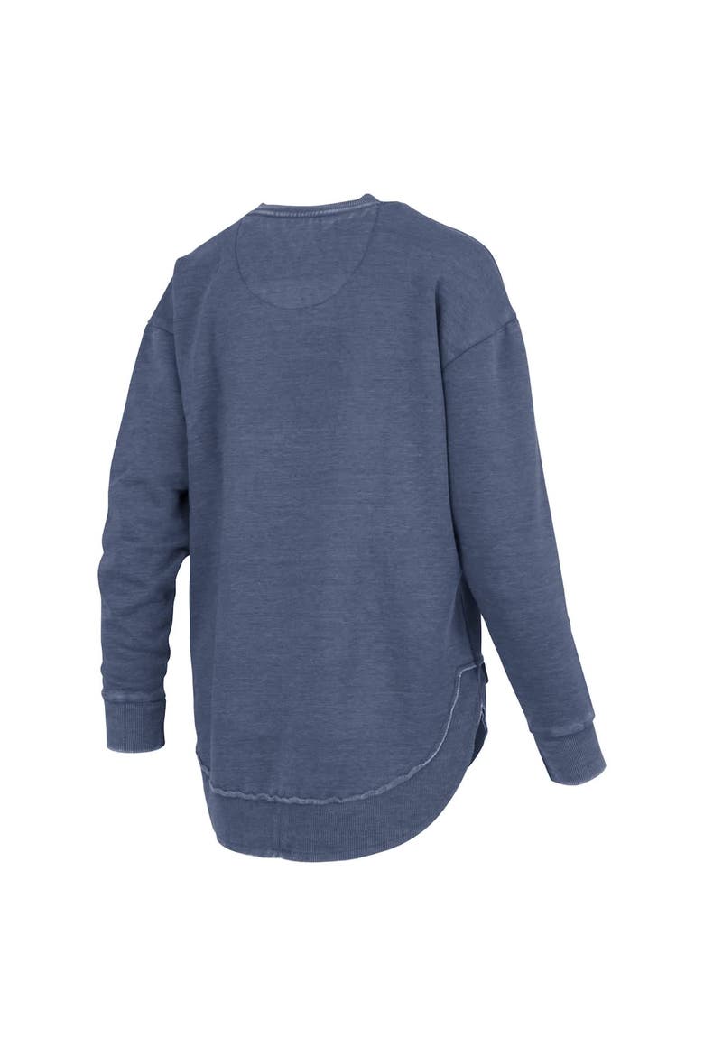 PRESSBOX Women's Pressbox Navy Michigan Wolverines Westin Poncho V-Neck ...