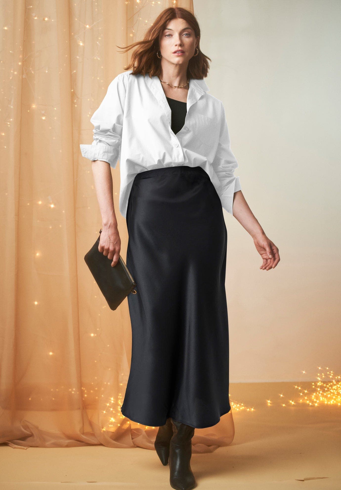 Jessica London Satin Maxi Skirt | Nordstrom