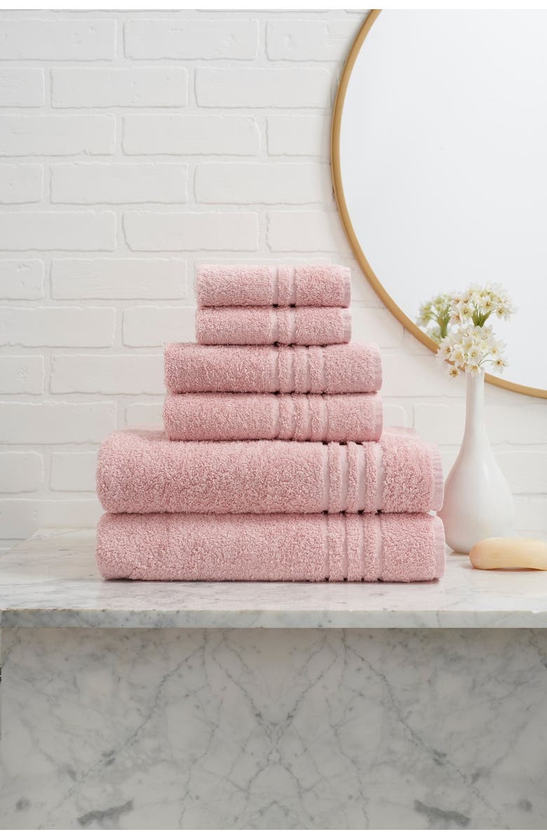ELLA JAYNE HOME Ella Jayne Turkish Cotton 6-Piece Towel Set - Rose ...