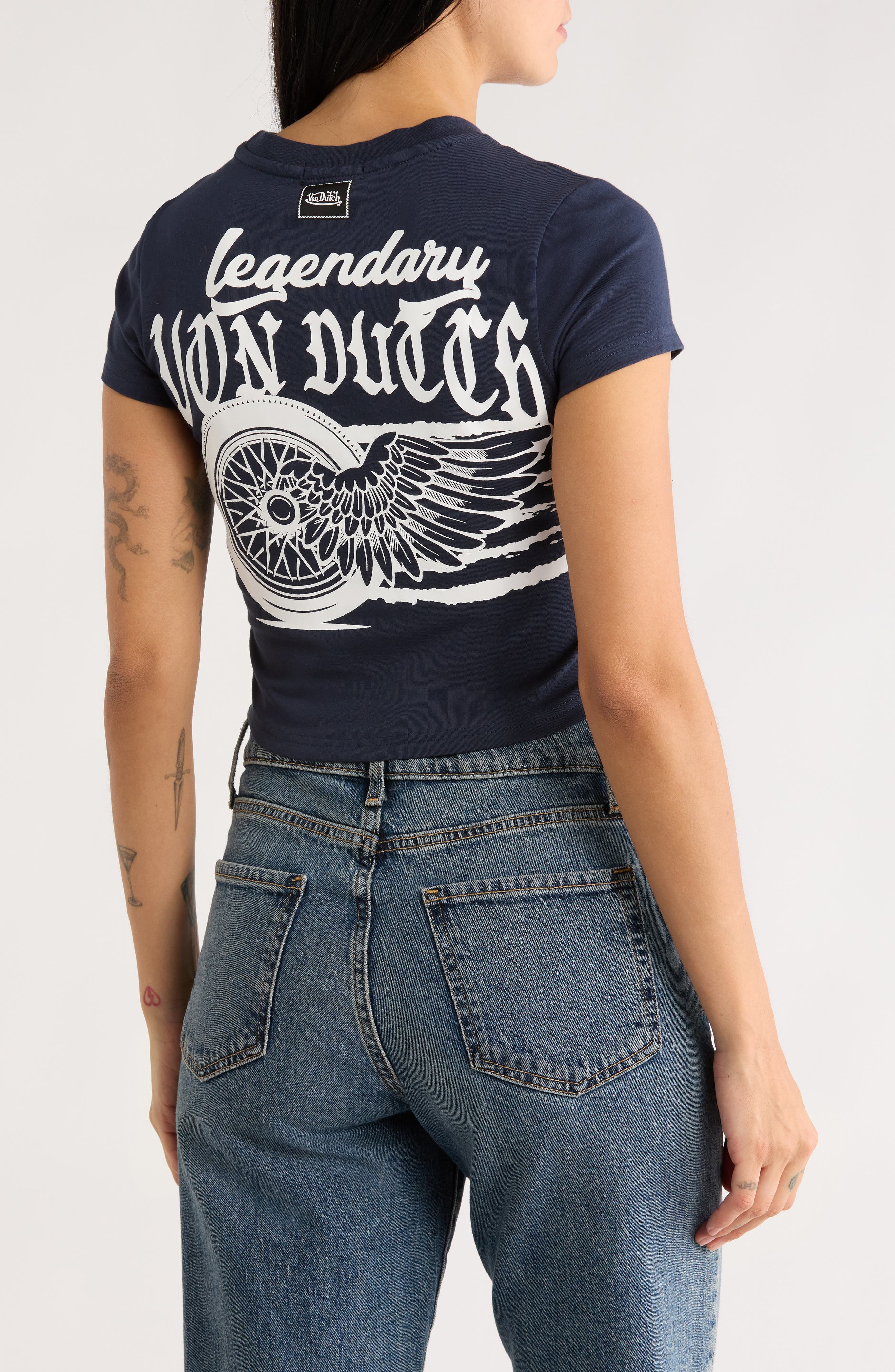 Von Dutch Legendary Logo Baby Tee | Nordstromrack
