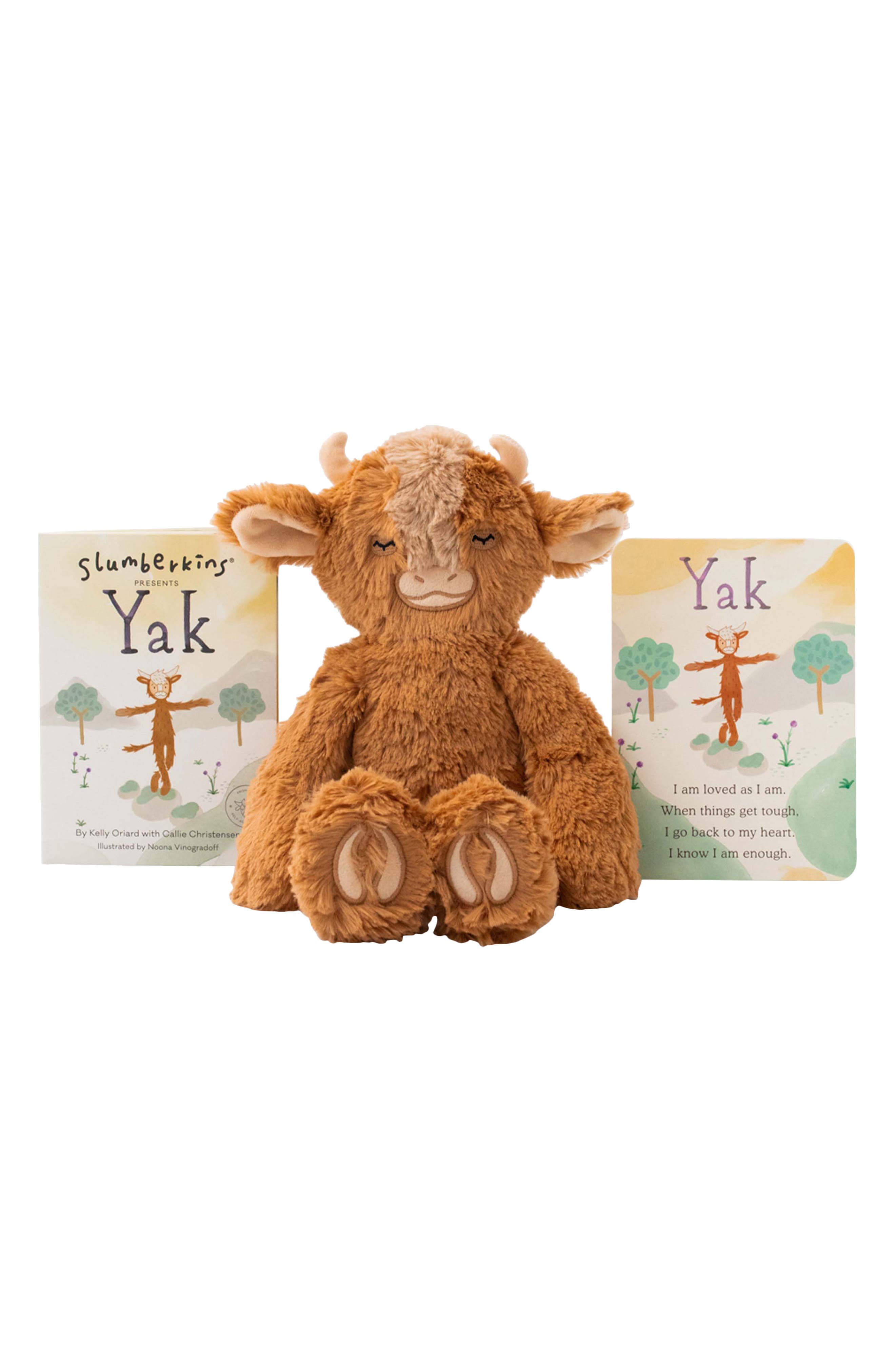 Slumberkins Yak Stuffed Animal & 'Yak' Board Book | Nordstrom