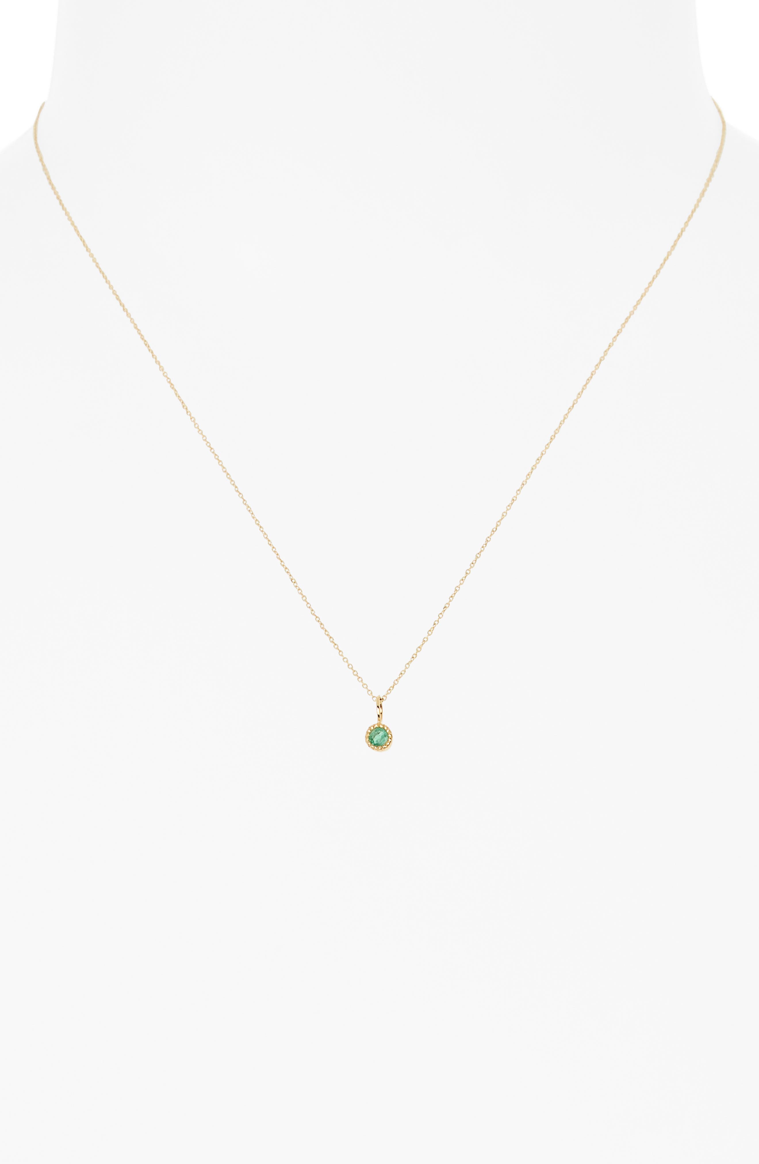 Bony Levy El Mar Emerald Pendant Necklace | Nordstromrack