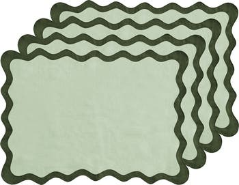 Bed Threads 4-Pack Linen Placemats | Nordstrom