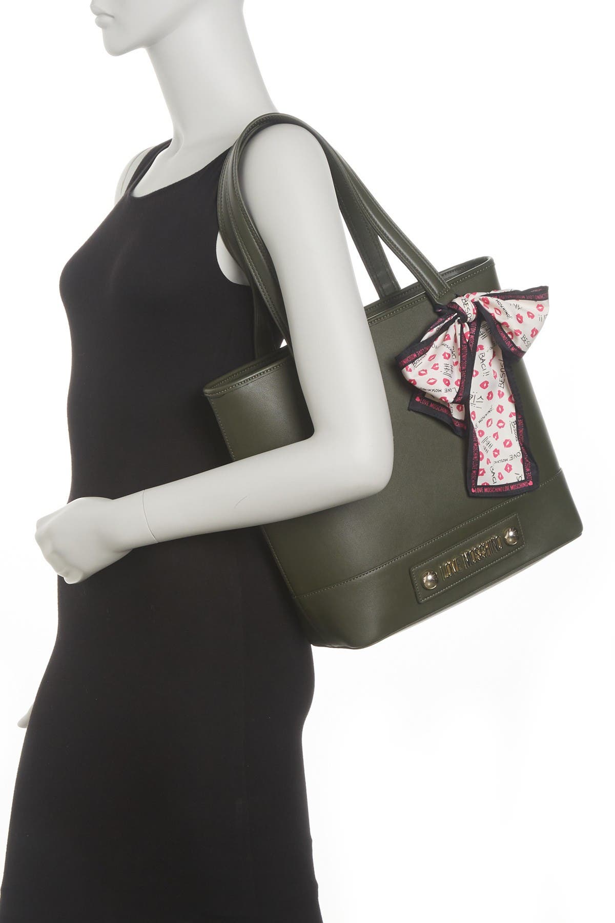 Borsa Natural Grain Leather Scarf Tote Bag (Men) | Nordstromrack