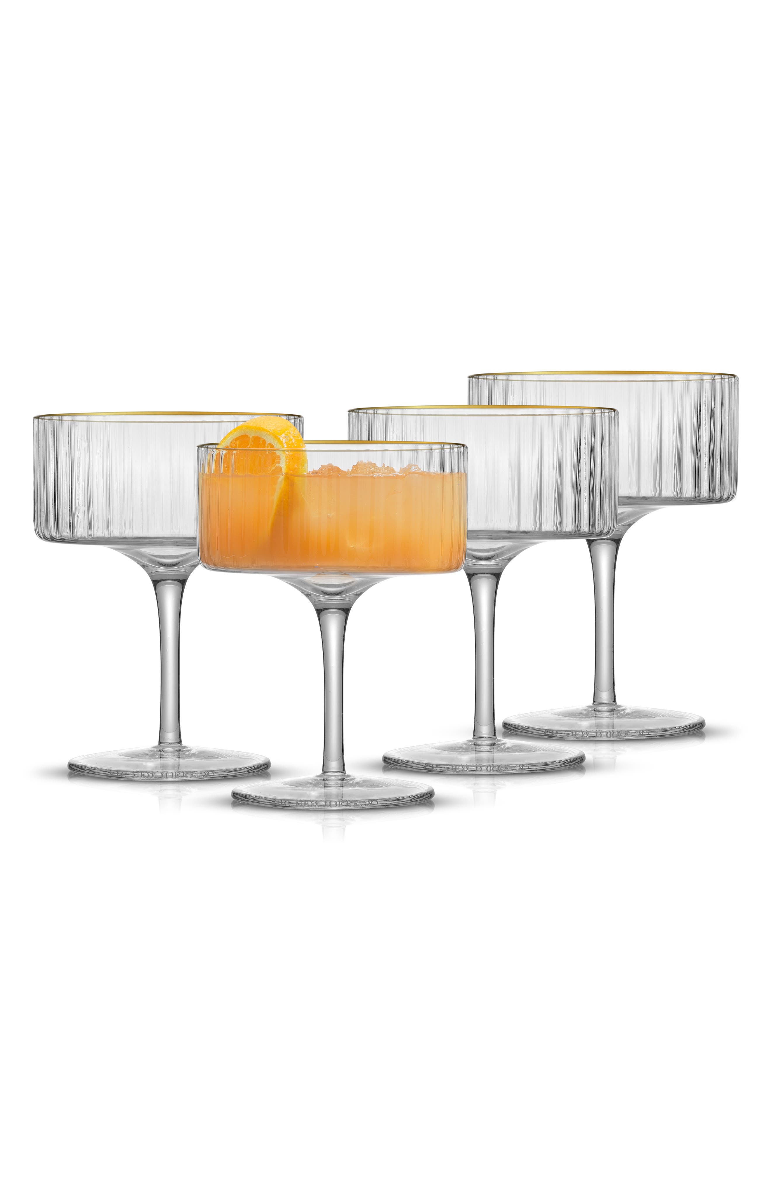 JoyJolt Set of 4 - Coupe Cocktail Glass | Nordstromrack