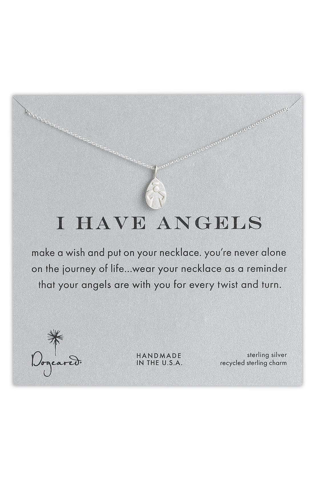 Dogeared 'Reminder - I Have Angels' Pendant Necklace | Nordstrom