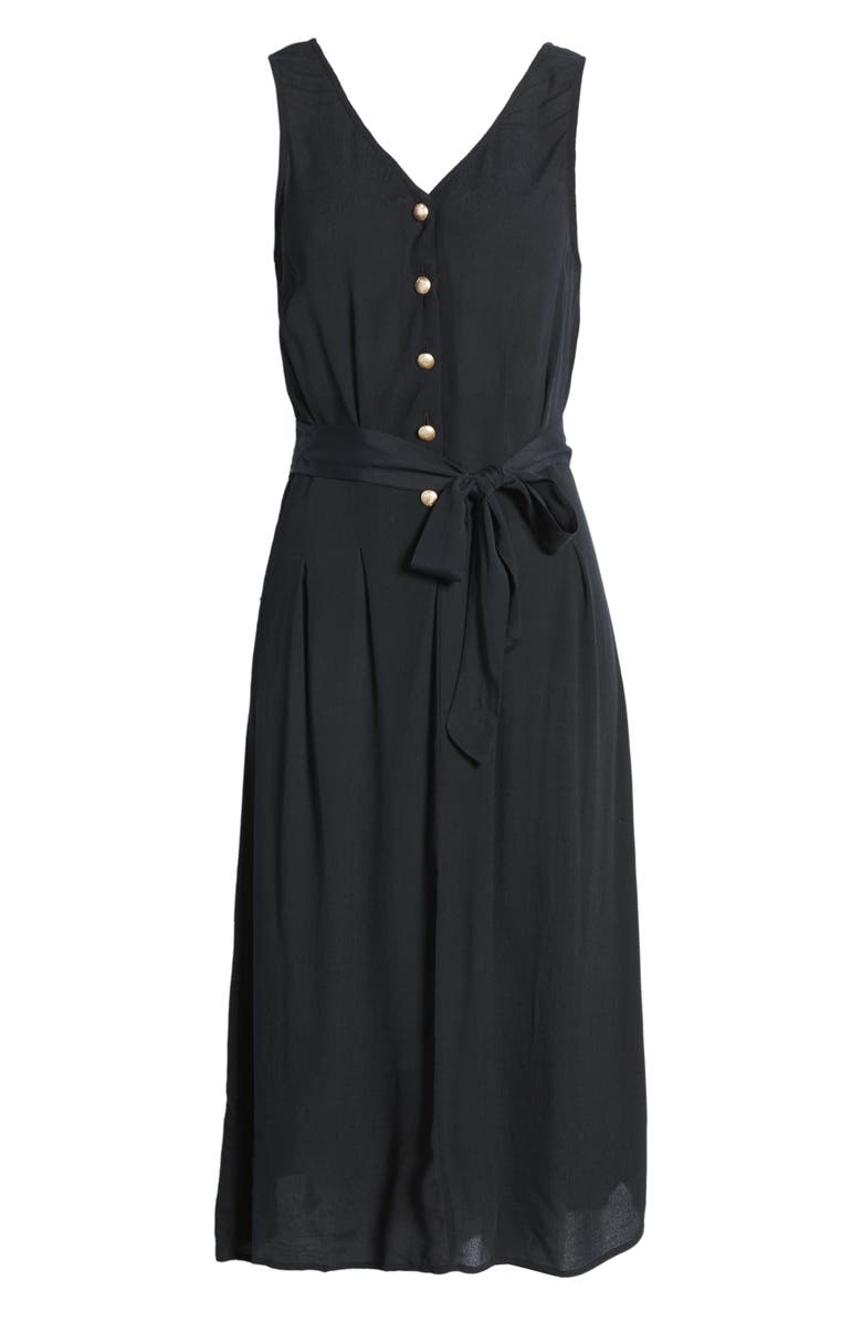 Row A Button Front Midi Dress | Nordstromrack