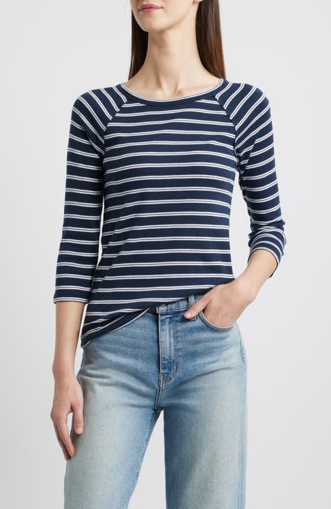 Women's Blue Striped Tops | Nordstrom