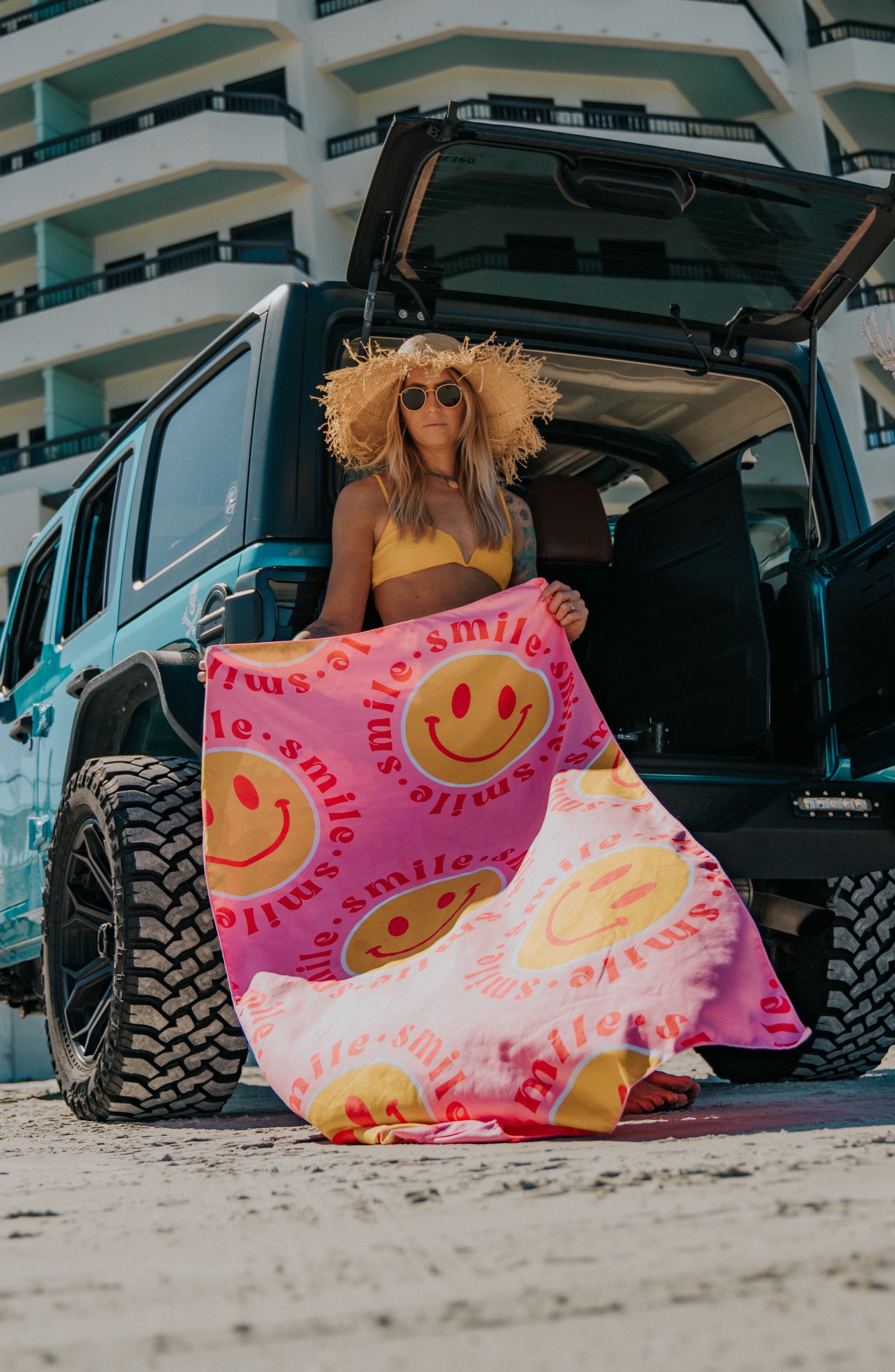 Katydid Smiley Face Towel | Nordstromrack
