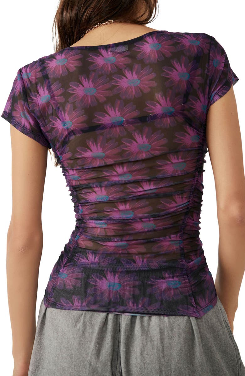 Free People Keep It Simple Mesh Baby Tee | Nordstromrack