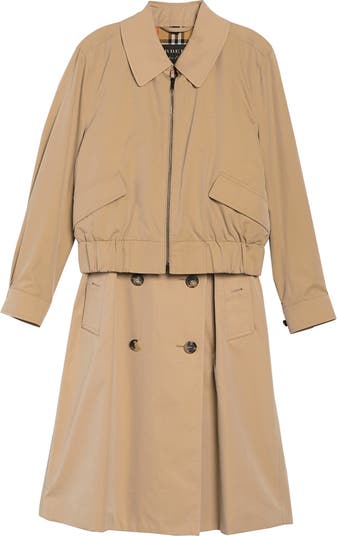 Burberry Layered Bomber & Trench Twofer Jacket | Nordstromrack