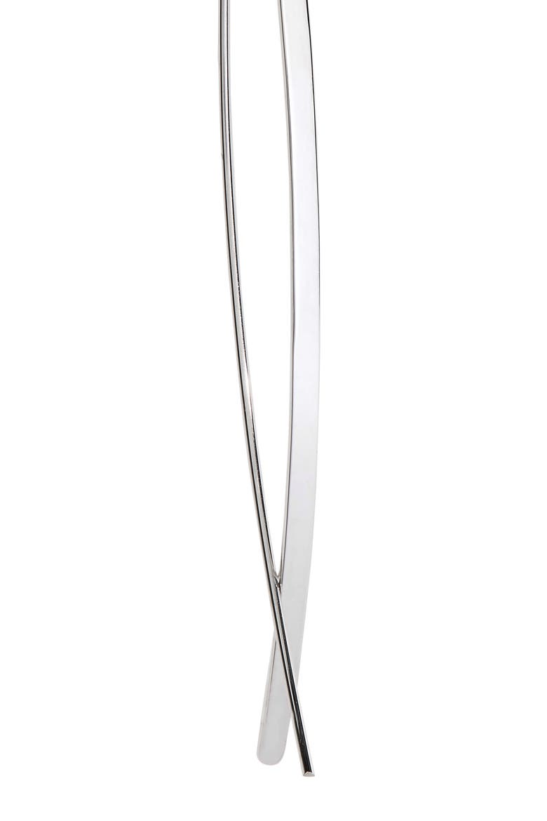 Mini Narrow Flat Upside Down Hoop Earrings (Women) | Nordstromrack